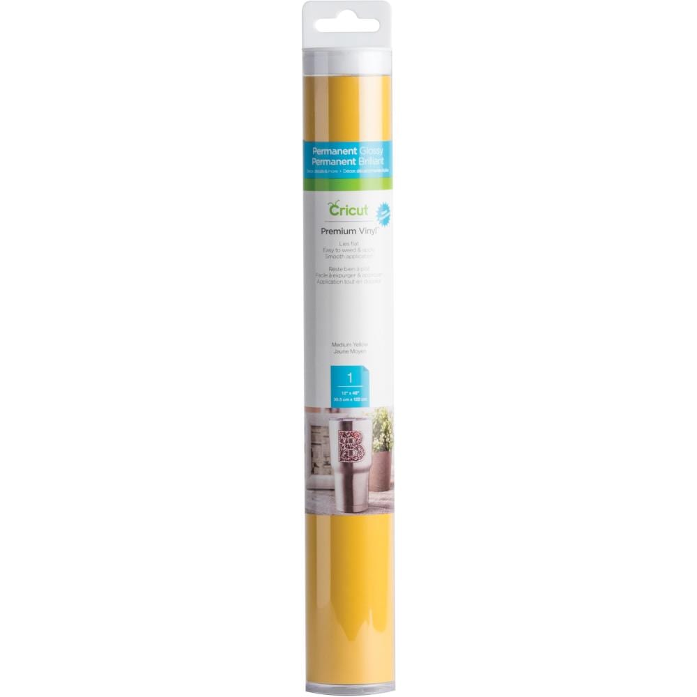 Cricut Vinyl 12″X48″ Roll Yellow – SA Scrapbook
